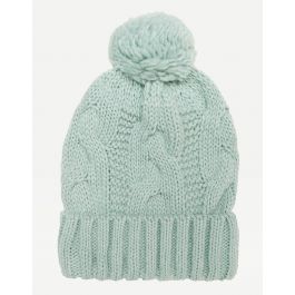 Bonnet vert pompon - Bonnets & Gants | Christine Laure