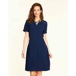 Robe chic bleu marine | Christine Laure