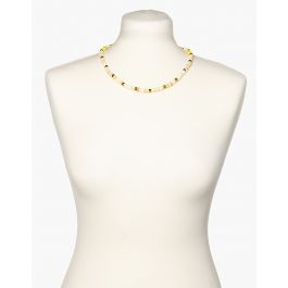 Collier jaune perles - Bijoux | Christine Laure